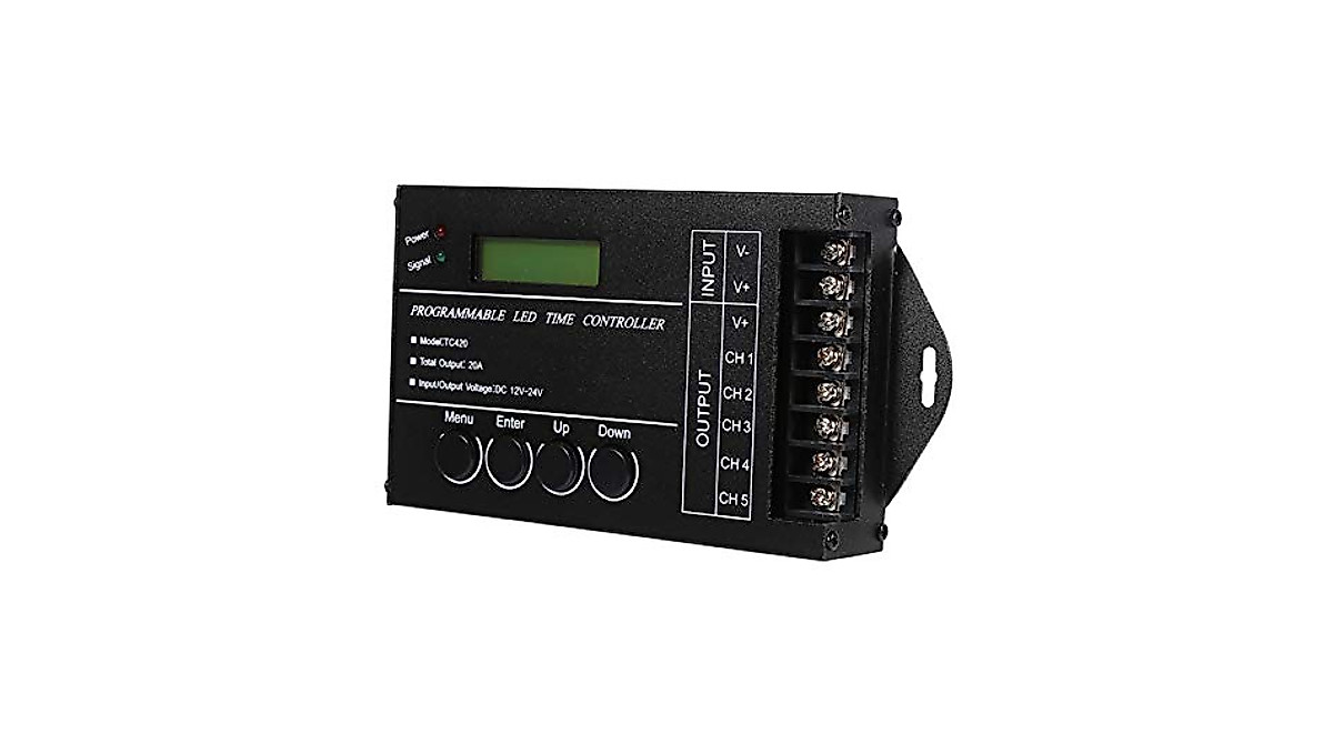 Miokycl 20A Programmable LED Time Controller for RGBW