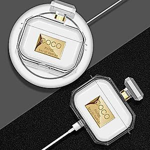 Wireless Case for AirPods Pro Cute Case with Keychain, Fur Ball Soft Silicone Protective Anti-Slip Case Cover, Shockproof Anti-Dropping Cases Compatible with Airpods Pro