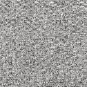 vidaXL Box Spring Bed with Mattress Home Bedroom Mattress Pad Double Bed Frame Base Foam Topper Furniture Light Gray 59.8"x79.9" Queen Fabric