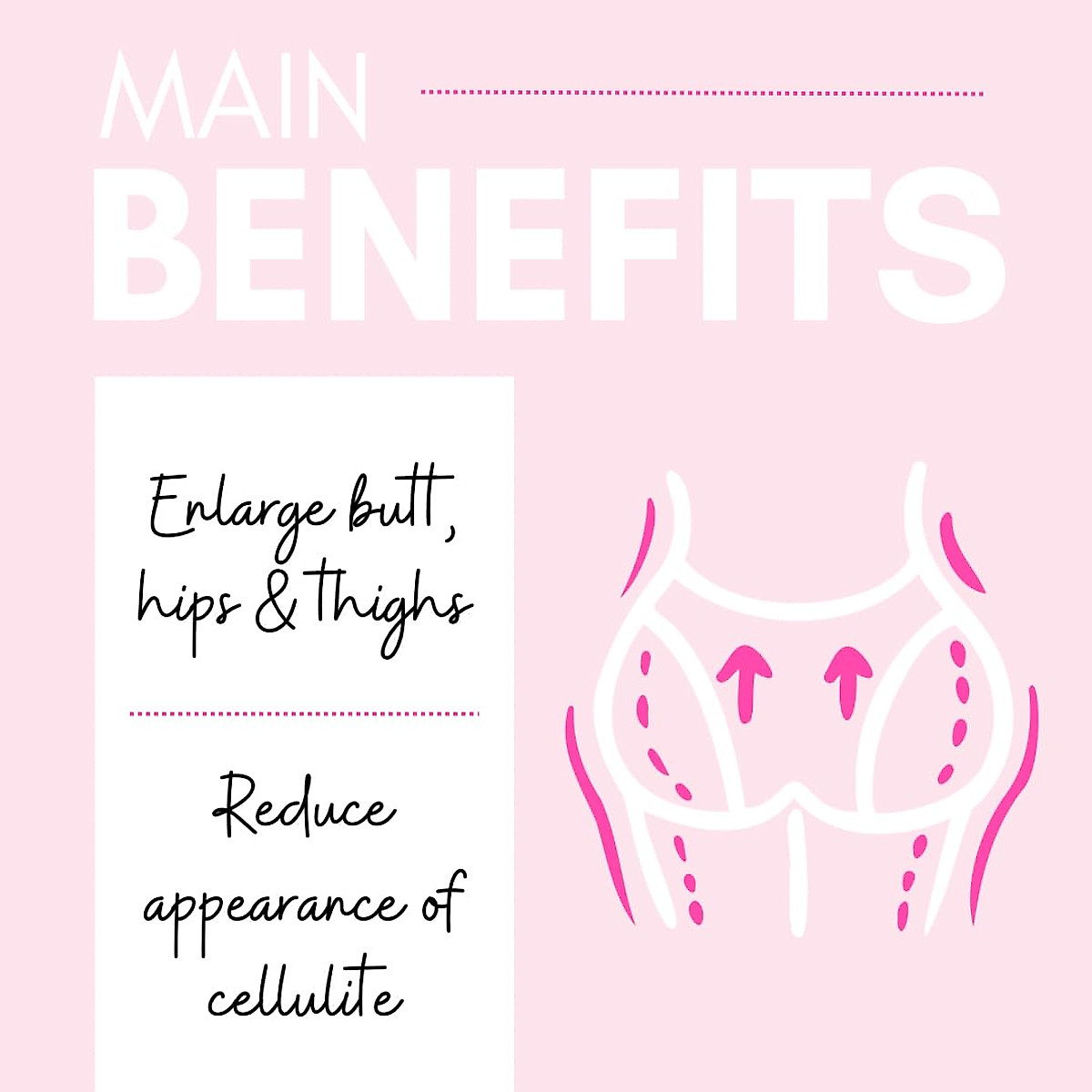 Viva La Cheetah Booty Enhancing Gummy Supplement, Big Butt Enhancer, Workout Support, Multivitamin for Women, Natural Glute Boost Vitamins for a Curvy Shape & Max Gains, 60 Vegan Gummies