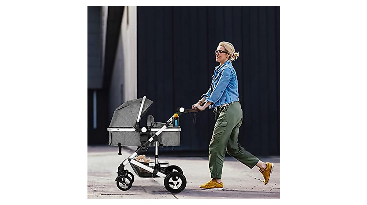 Kinder King 3-in-1 Stroller: Bassinet, Pram & Toddler Ready