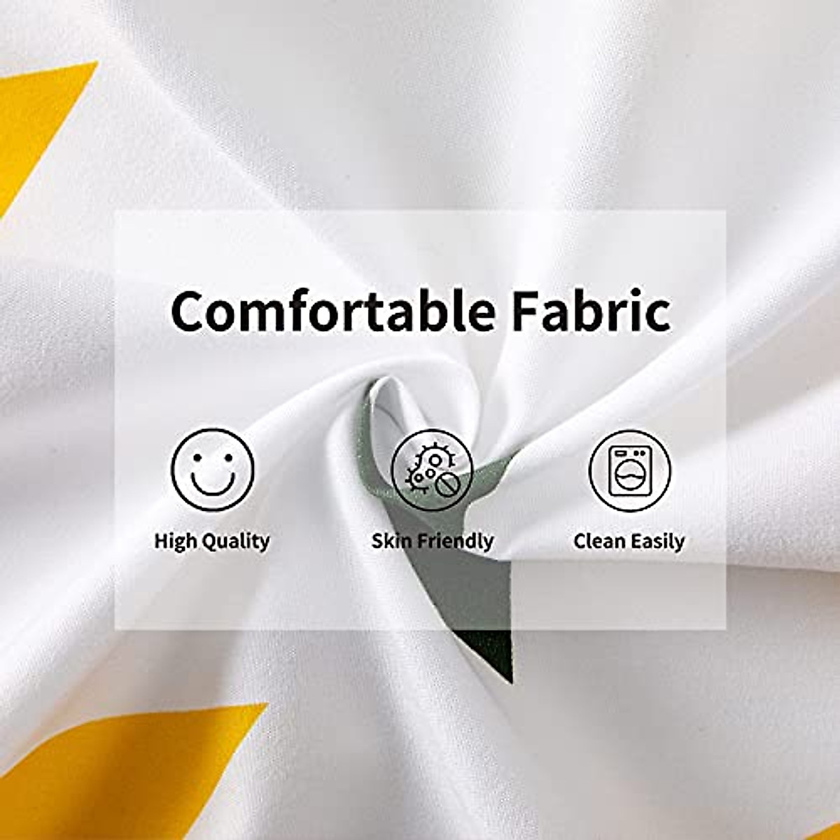 DuoMiaoMiao Baby Crib Sheets, Soft Fitted Sheets for Standard Crib, Breathable Microfiber Playard Mattress Sheet for Toddler Mattresses, 28 x 52 Inches Crib Sheet, White Triangle