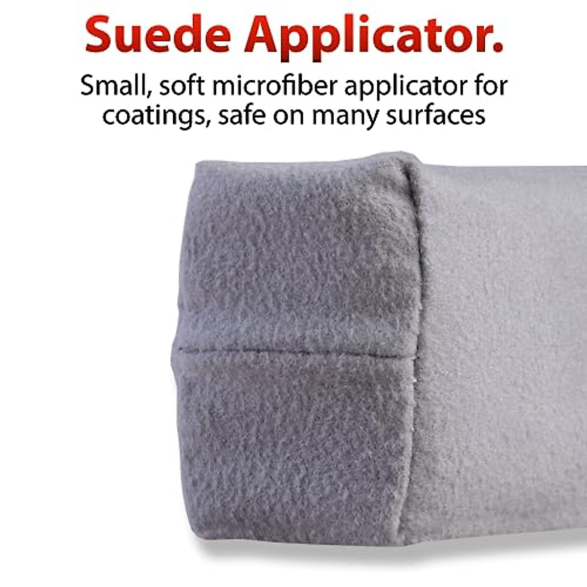 Adam's Polishes Suede Applicator (2 Pack) Car Detailing Sponge Applicator, Use With Ceramic Coating For Cars, Ceramic Spray Coating, Graphene Coatings On Car Paint, Metal, Plastic Trim, Rubber & Glass