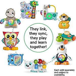 Fisher-Price Linkimals Learning Toy Counting & Colors Peacock with Interactive Lights & Music for Baby & Toddlers Ages 9+ Months