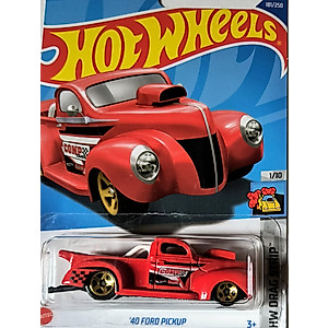 Hot Wheels Classic Hot Rods 1:64 Scale 5 Car Set Bundle