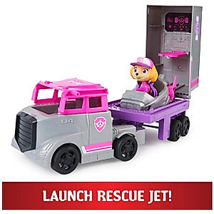 PAW Patrol, Big Truck Pup’s Skye Transforming Toy Trucks with Collectible Action Figure, Kids Toys for Ages 3 and up