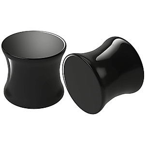 2pc Acrylic Double Flared Plugs Ear Stretching Piercing 00 Gauge 10mm Plastic Earring Cool