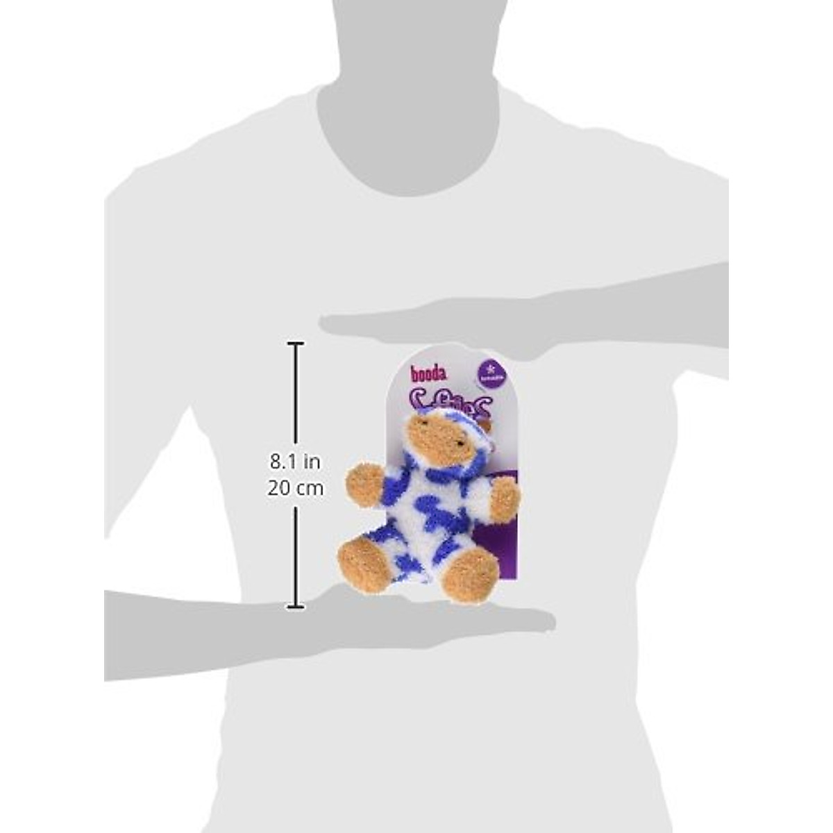 Petmate Softies Cow Toy for Dog, Medium