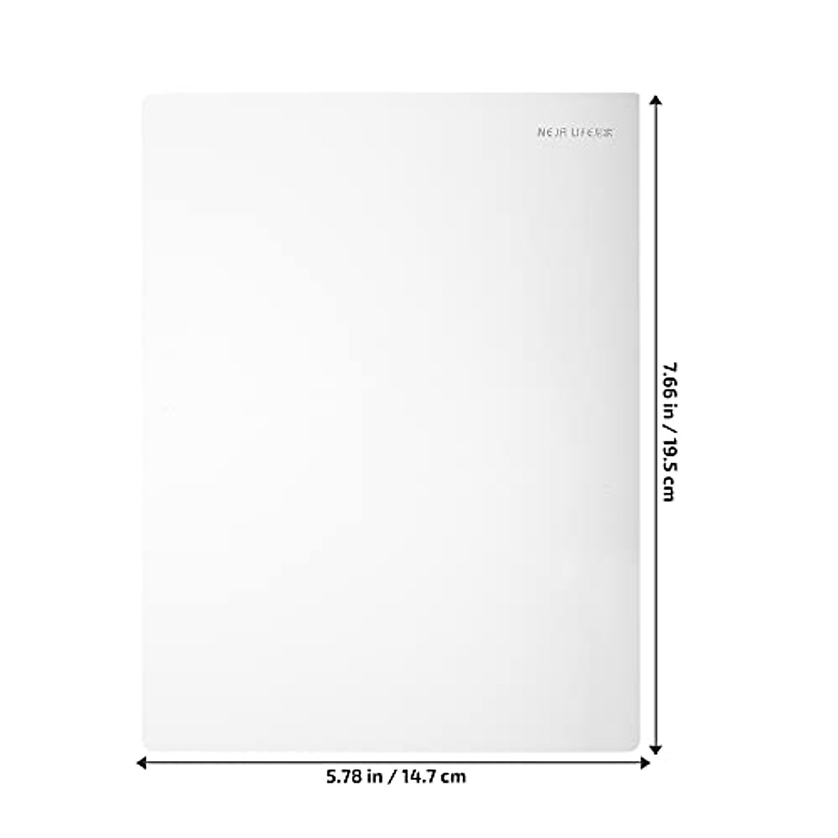 Cabilock 8 pcs Anti- Slip Writing Boards Durable Exam Plates (Assorted Color)