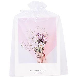 100 Pieces of 8X12Inches White Large Sheer Organza Bags Party Gift Wedding with Drawstrings Sachet Festivals Makeup Bags
