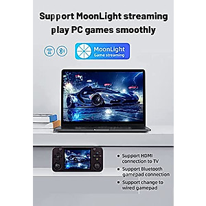 RG353M Handheld Game Console , Aluminum Alloy CNC Process Dual OS Android 11 + Linux System Support 5G WiFi 4.2 Bluetooth Built-in 64G SD Card 4452 Games U.S. Seller! (Anbernic RG353M Purple)