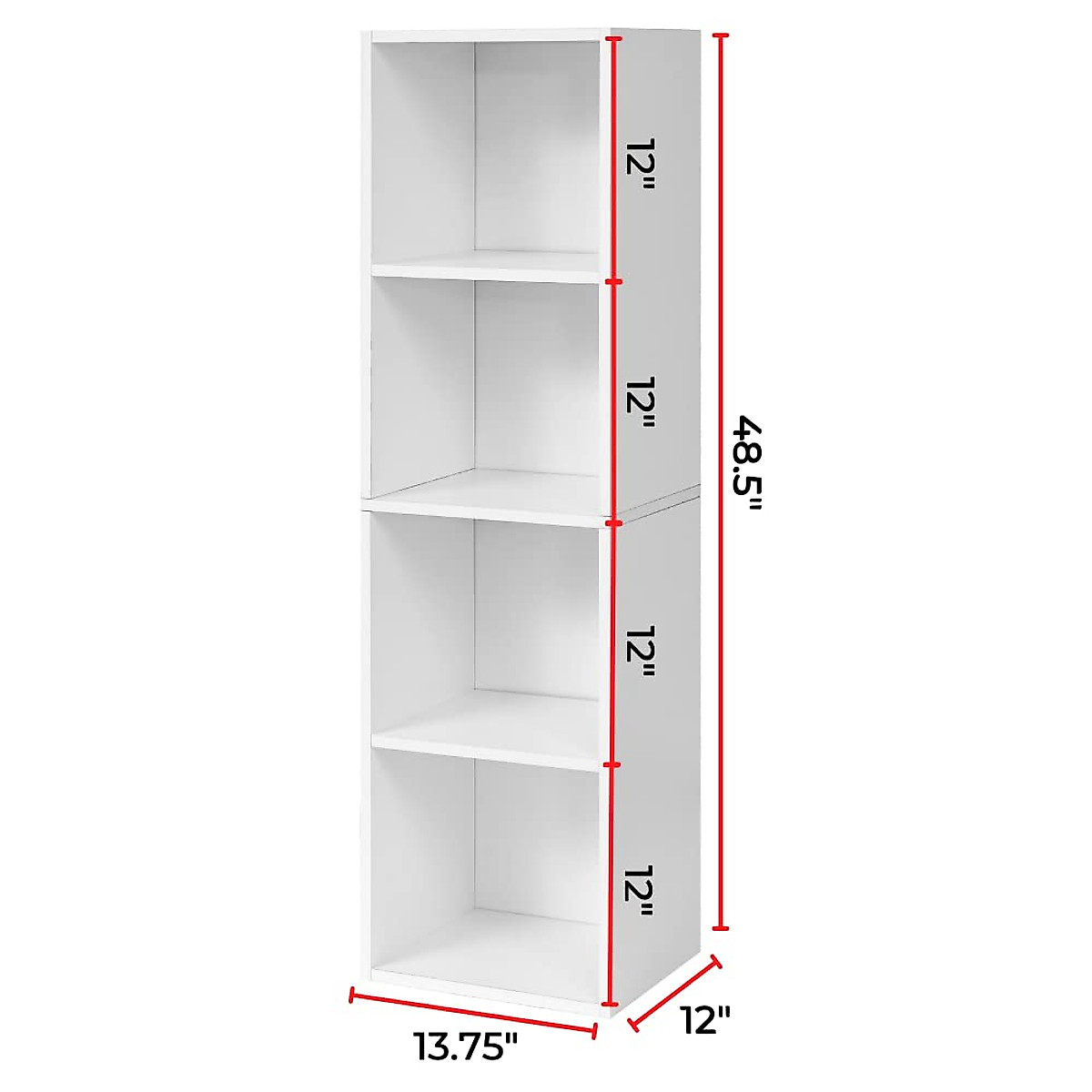 DormCo Yak About It The Four Cube Organizer - White