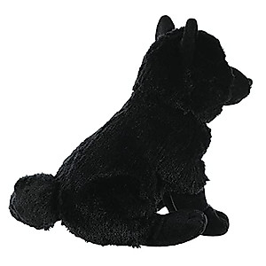 Wild Republic Wolf Plush, Stuffed Animal, Plush Toy, Kids Gifts, Black, 12"