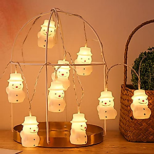 3m 20LED-Snowman Christmas LED Snowman Light String Christmas Day Light String Holiday Garden Party Home Decoration