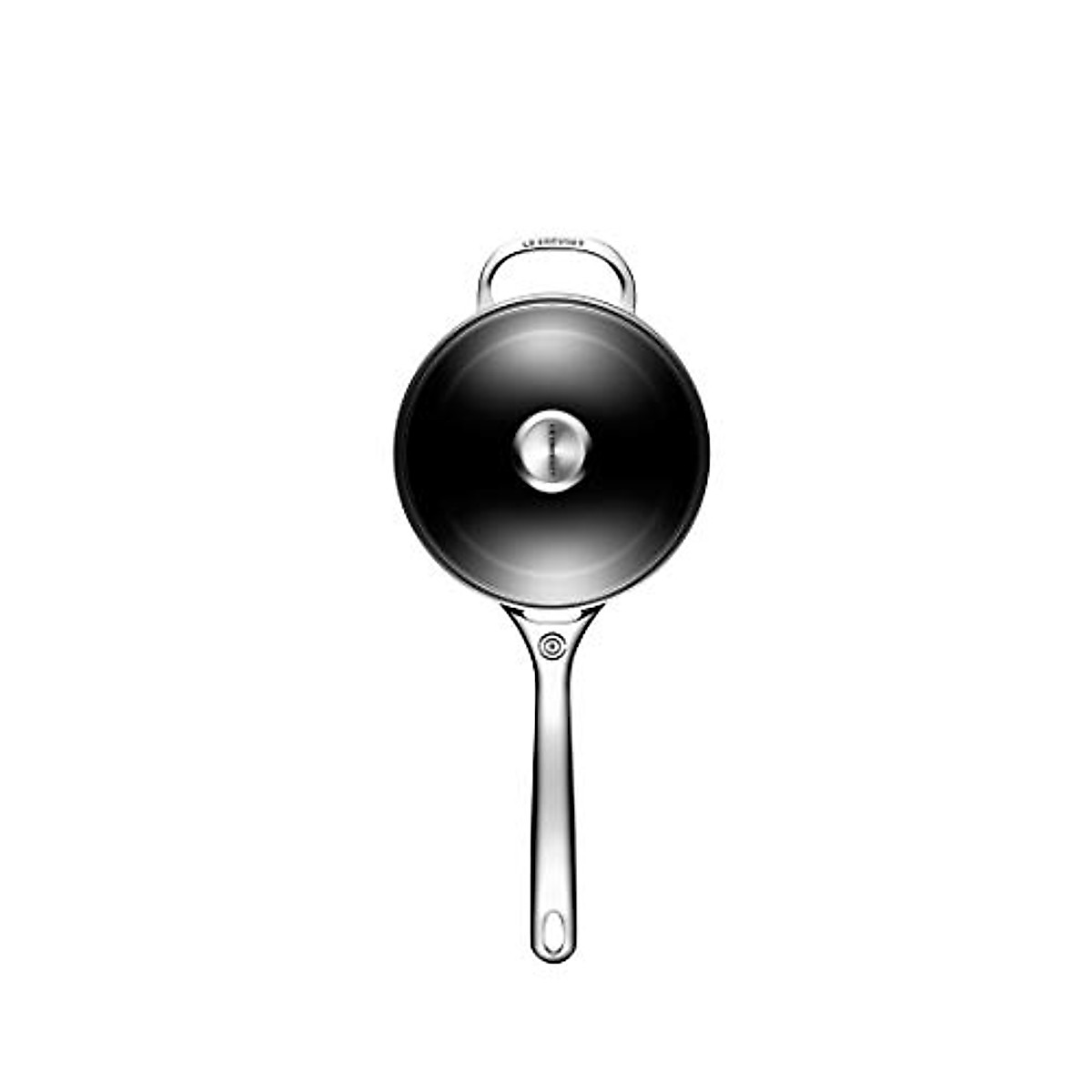 Le Creuset Toughened Nonstick PRO Saucepan With Glass Lid, 3 qt.