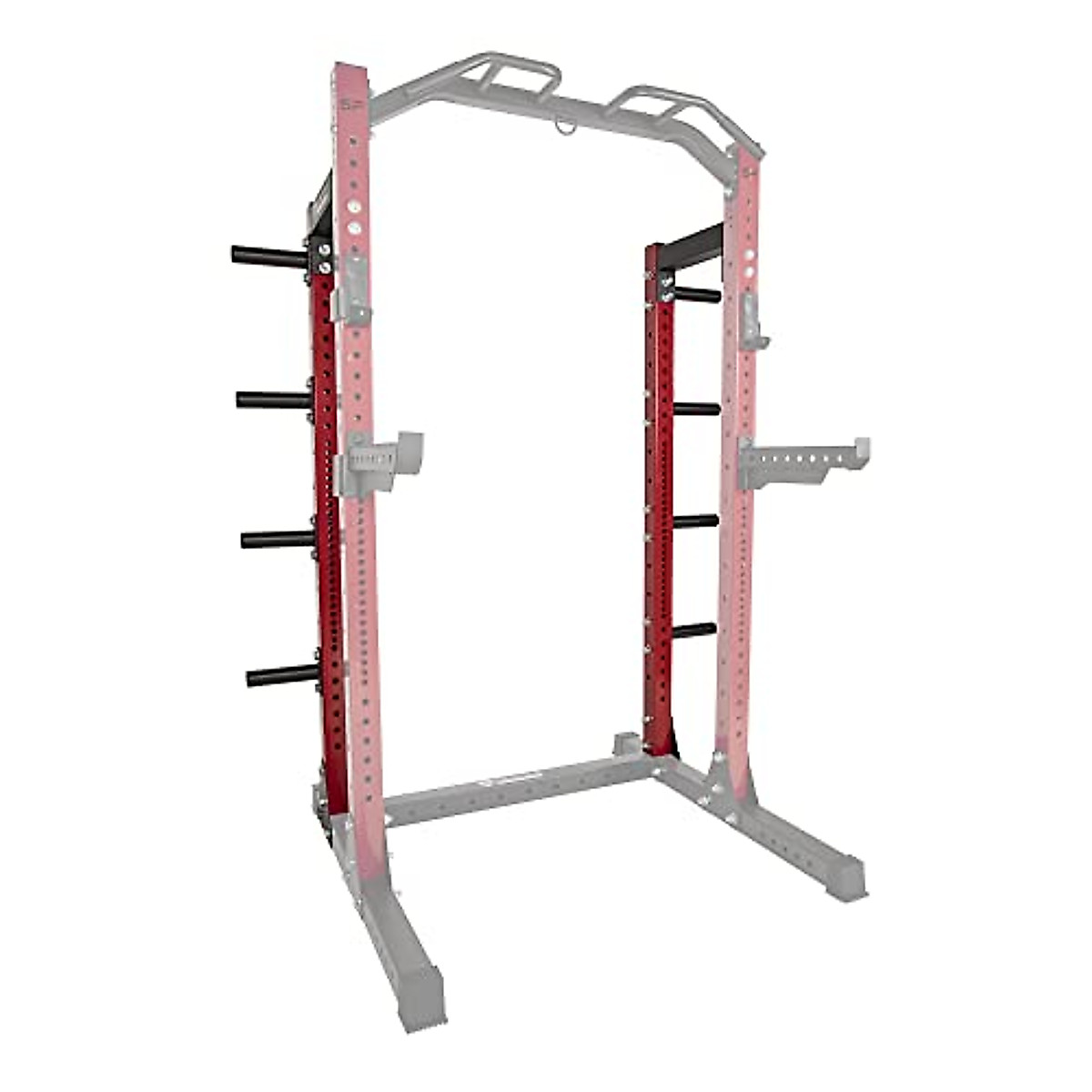 Signature Fitness SF-SS1 1,000 Pound Capacity 3” x 3” Power Rack Squat Stand, Includes J-Hooks and Safety Spotter Arms, Optional Conversion Kits, Half Conversion kit Only