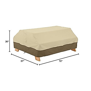Classic Accessories Veranda Water-Resistant 70 Inch Picnic Table Cover, Outdoor Table Cover