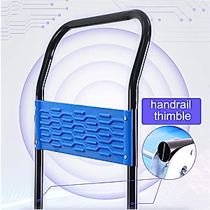 Generic Folding Push Cart, Moving Platform Hand Truck,Mute Flatbed Cart Truck Foldable,with Foldable Handle for Carrying, Warehouse, Home (Size : 88 * 58cm[34 * 22inch])