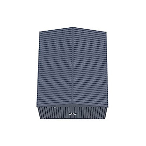 Arrow Shed Elite 10' x 12' Outdoor Lockable Gable Roof Steel Storage Shed Building, Anthracite
