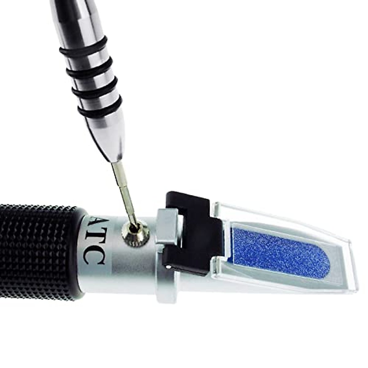 3 in 1 Scale Clinical Refractometer with 10~30°C ATC, Serum Protein 0~12g/dl, Urine Specific Gravity 1.000~1.050, Refractive Index 1.333~1.360 RI for Human Use.