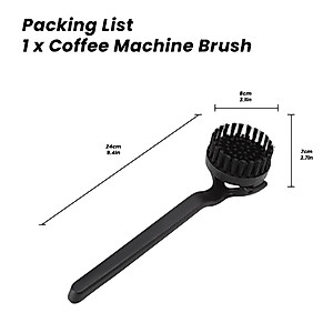 Topyond Detachable Cleaning Brush for 51mm 54mm Coffee Brewing Head Coffee Brush Coffee Grinder Brush Cleaner Coffee Tools High Pressure Steam Coffee Machine Grouphead Brush