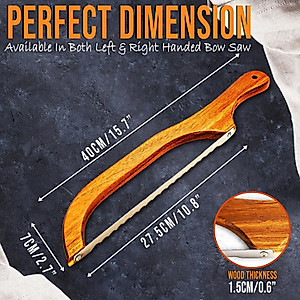 XDDMIAO Bread Knife for Homemade Bread, Sourdough Bread Knife, Bread Saw, Wooden Serrated Bread Slicer, Suitable for Bagels, Baguettes and More, Kitchen Gift Bread Knives.