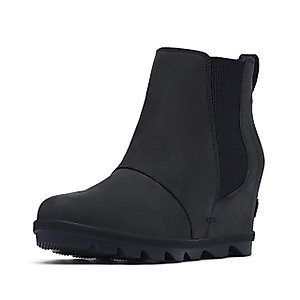 Sorel Joan of Arctic Wedge Ii Women's Chelsea Boot Black - 10 Medium