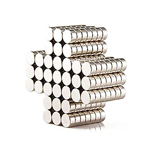300PCS Fastener Decor Craft Miniature Holder Magnets for Hobbies,Crafts,Warhammer 40k Round Disc - 2mmx1mm