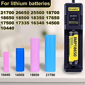 18650 Rechargeable Battery Charger for 3.7v Lithium ion Battery 18650 26650 21700 14500 16340 10440 16340 14650 18350 18500 Battery