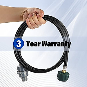 Propane Fuel Filter F273699 with Hose Compatible with Mr heater Buddy and Big Buddy, F273699 Fuel Filter with Propane Adapter Hose CSA Certified