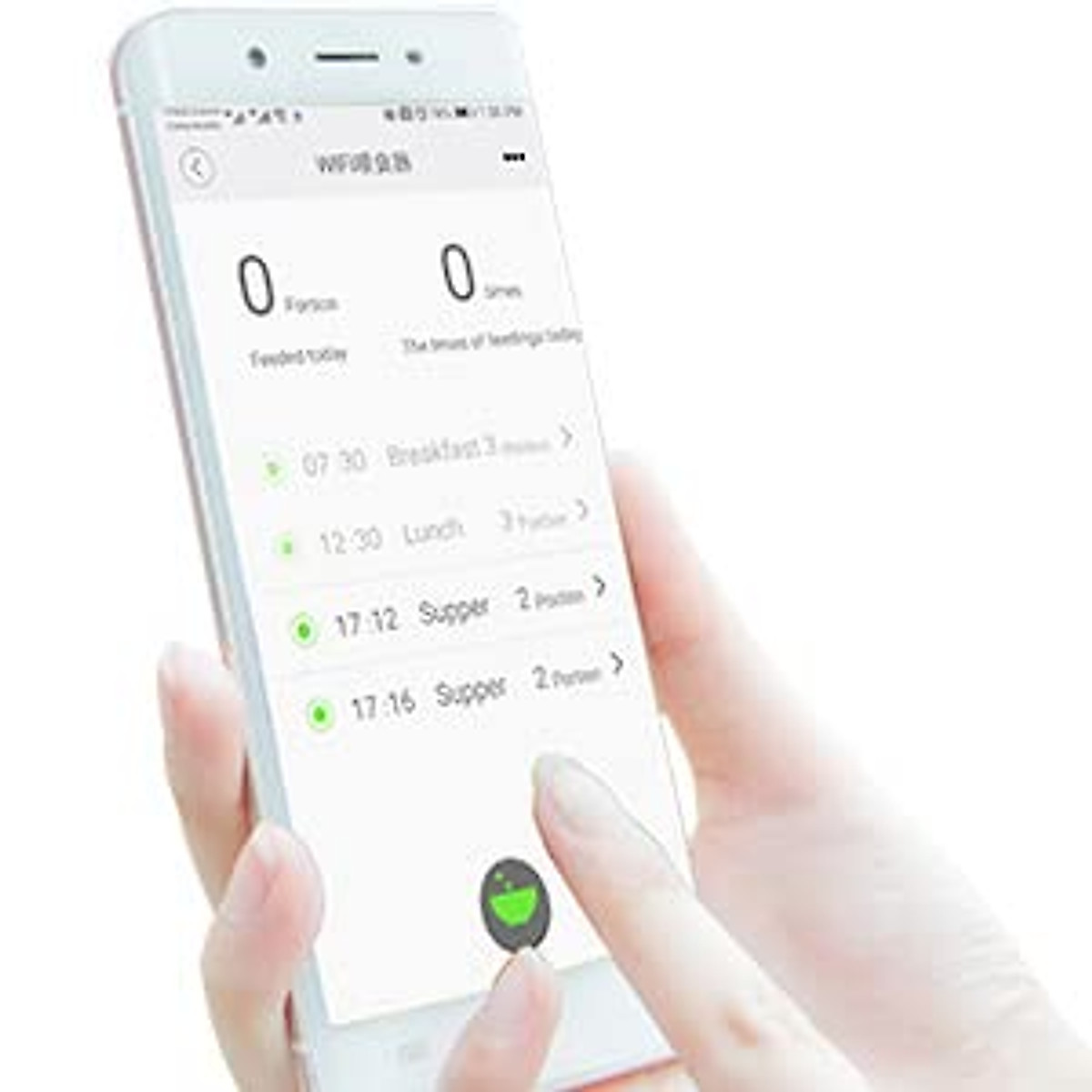 SKYMEE WiFi Pet Feeder Automatic Food Dispenser for Cats & Dogs, Wi-Fi Enabled App for iPhone and Android…