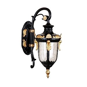 European wall light Wall-mounted Exterior Wall Light Europe Outdoor Wall Lamp Waterproof Garden Lights Retro Creative Doorway Lighting Luminaire Home Decor Royal House Courtyard Porch Fence Sconce Fix