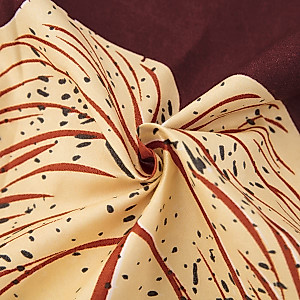 Fully-Encased Waterproof Mattress Cover Protector Twin Mattress Cover Machine Washable Breathable Mattress Cover,Fitted Bed Cover 12" Deep Easy Care (Burgundy,80x200x30cm)