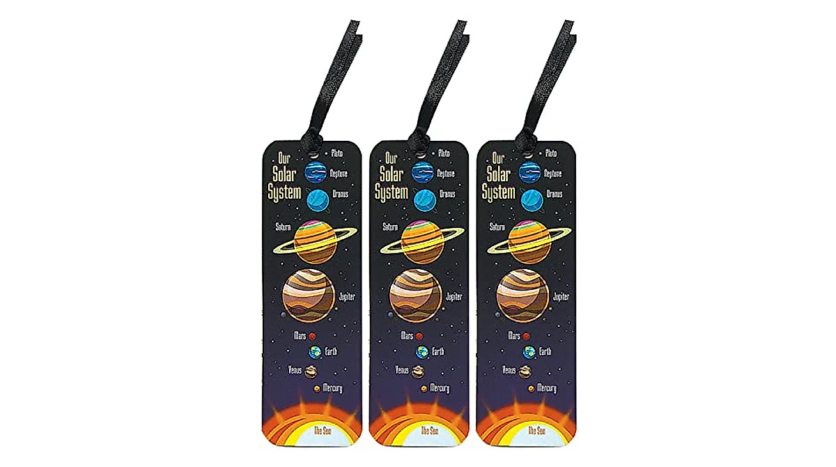 Fun Express 48 Count Laminated Solar System Bookmarks | School ...