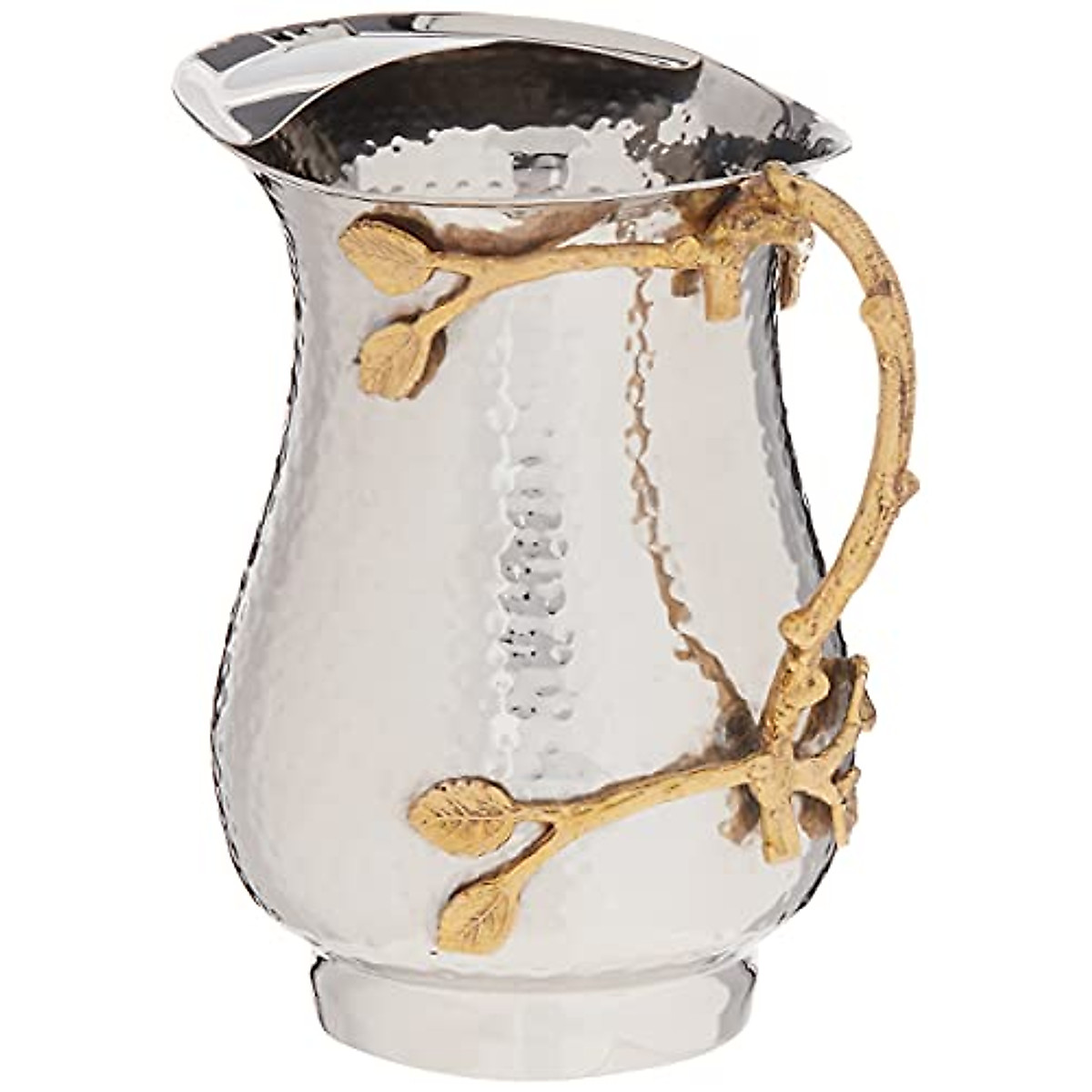 Elegance Golden Vine Pitcher, 1.5 quart, Silver/Gold