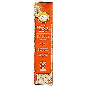Happy Tot Organics Oat Bars, Organic Bananas & Carrots (box of 5)