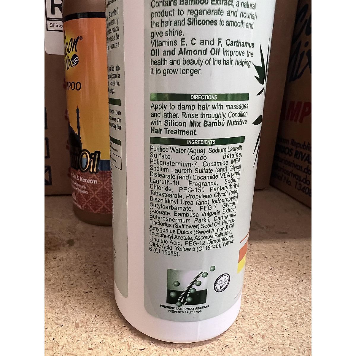 Silicon Mix Bambu Shampoo 16oz & Treatment & Leave-in 8oz & Polisher 4oz "Set"