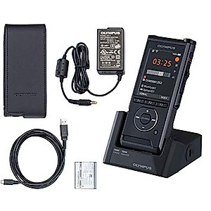 Olympus DS-9000 Pro Digital Recorder with Accessories Kit (Cradle CR21, Power Adapter A517)