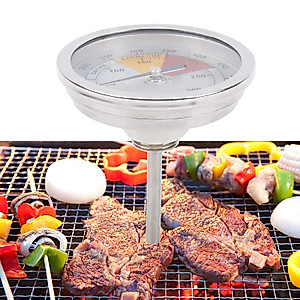 Candy/Deep Fry Thermometer, Cooking Pointer Thermometer Kitchen Thermometer 0‑300℃ 1/2in NPT Stainless Steel for