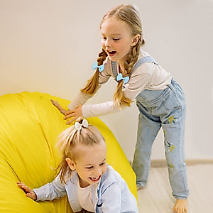 Baby Hair Ties with Bows, 80Piece Small Elastic Toddler Hair Ties Ponytail Holders Hair Ties for Baby Girls Infants Kids Hair Accessories(2 Inch)