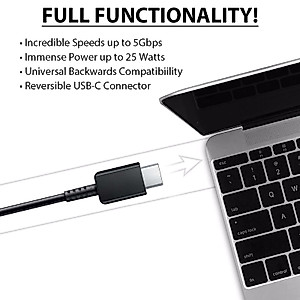 Slim PRO USB-C Cable Compatible with Your OnePlus Nord N20 SE with Ultra Fast Data and Quick Charging Speeds