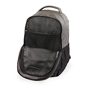 Nautica Sail Laptop Backpack, Grey/Blue, One Size