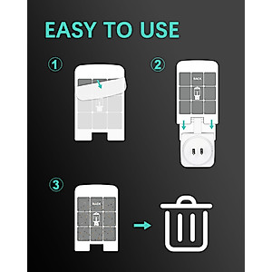 20 Pcs Refill Glue Card Compatible with Dynatrap DT3007 Indoor Plug-in Fly Trap, 23007 Replacement Sticky Cards for Dyna Trap Insect Trap