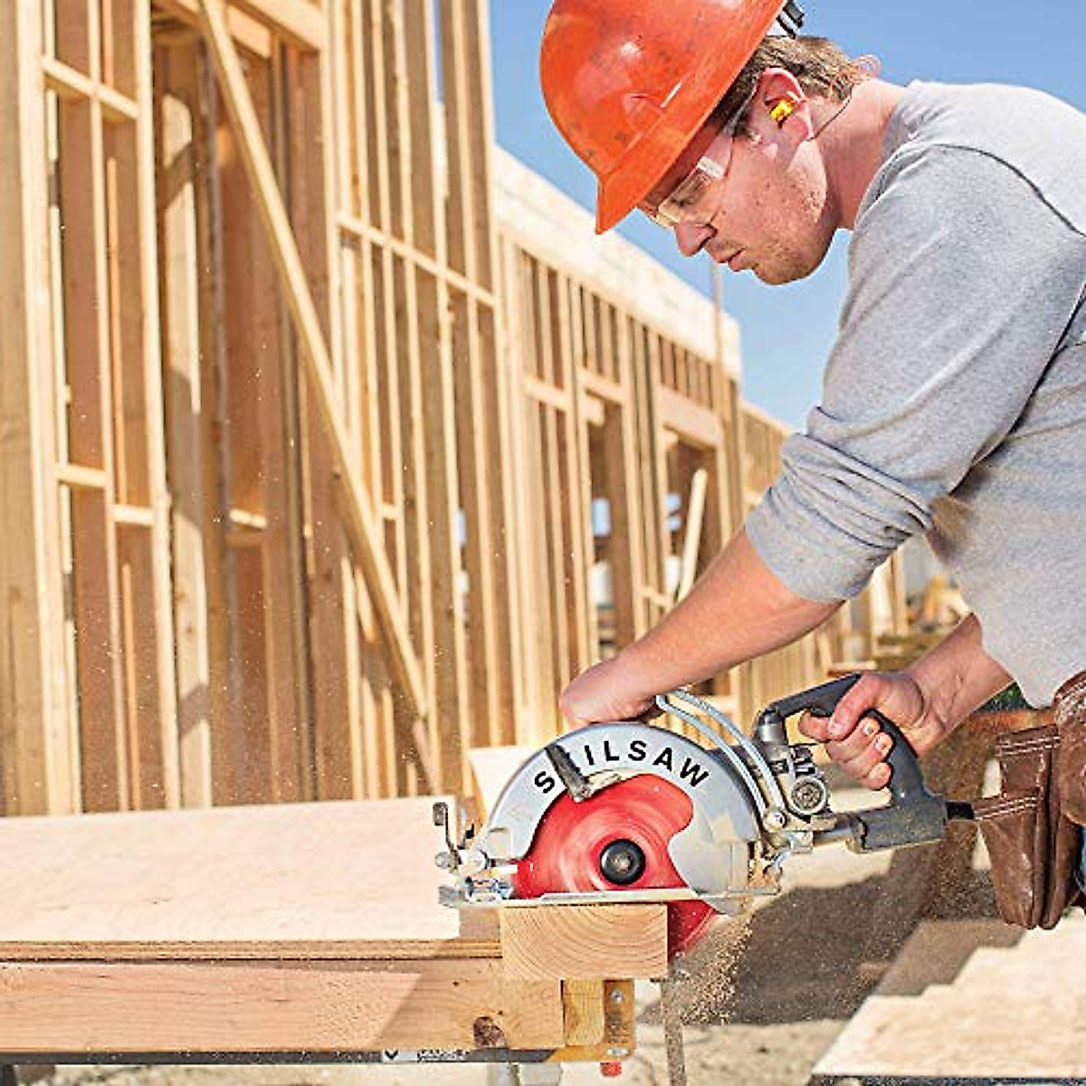 SKIL 8-1/4 In. Aluminum Worm Drive Skilsaw-SPT78W-22