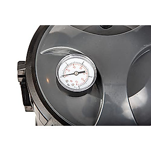 Pool Spa Filter Water Pressure Gauge, 0-60 PSI, Bottom Mount, 1/4-Inch Pipe Thread - Brass Back Mount - Replacement Part for Pentair, Hayward and Other Standard Filters