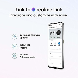 realme TechLife Buds T100 Bluetooth Truly Wireless in Ear Earbuds with mic, AI ENC for Calls, Google Fast Pair, 28 Hours Total Playback with Fast Charging and Low Latency Gaming Mode (Black)