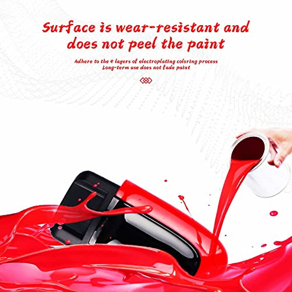 Luxury Red Entry and Drive for Porsche 911, Keyless Enter Cover with Logo for Porsche (Cayenne Panamera Macan)