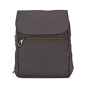 Travelon Anti-theft Signature Slim Backpack, Smoke