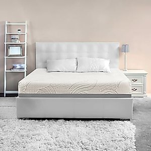 Irvine Home Collection Queen Size 10-Inch, Gel Memory Foam Mattress, Medium Firm Feel, Breathable, Cool Sleep and Pressure Relief, CertiPUR-US Certified, Temperature Balanced