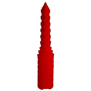 Hotdogger, Hot Dog Bun Driller Perfect for Grilling and BBQ, Ideal Size for Brats and Other Sausages (Red)